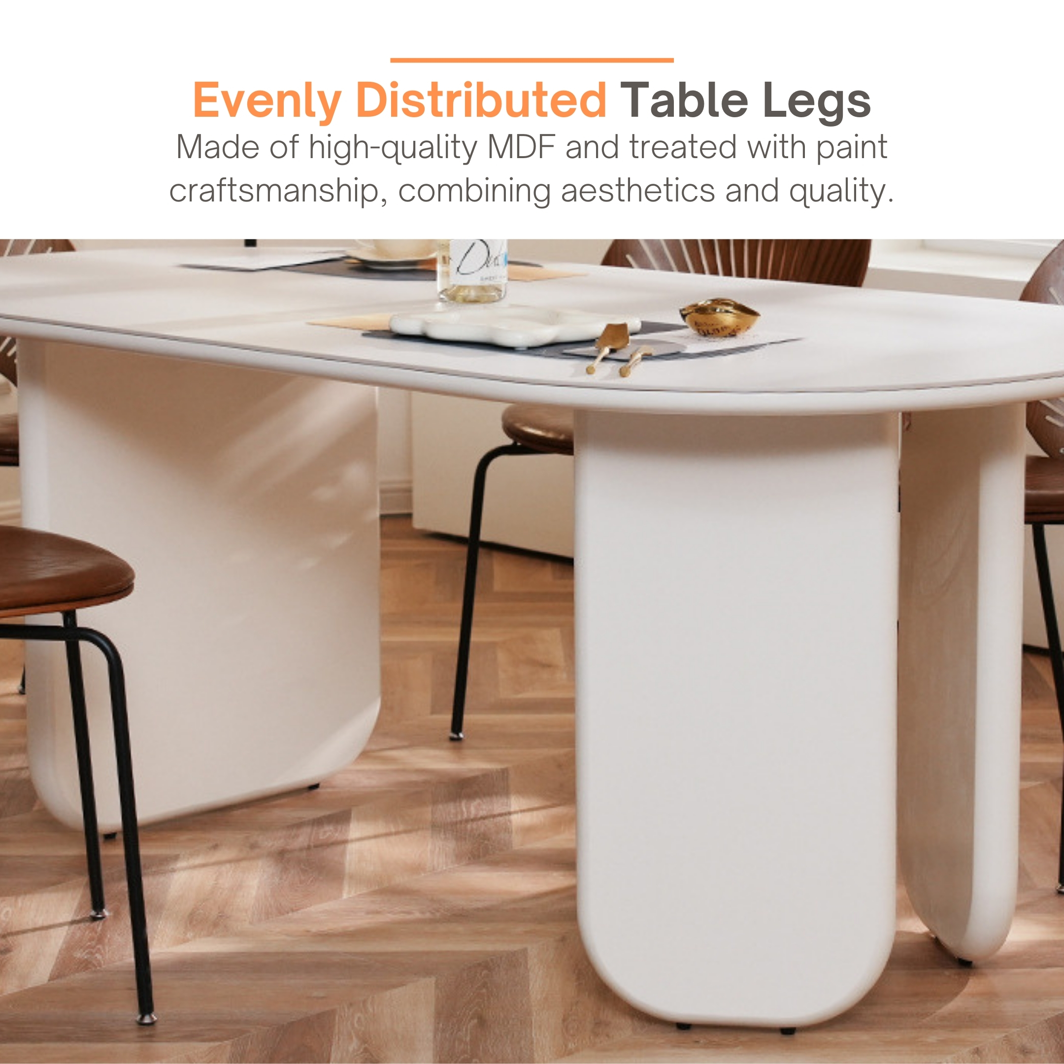 LORAM Sintered Stone Oval Dining Table and Chairs - Table And Chairs ...