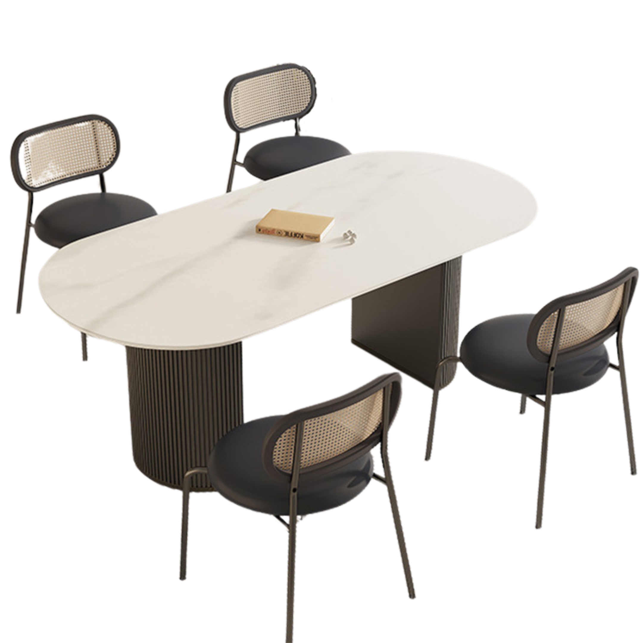 COLT Sintered Stone Oval Dining Table and Chairs - Table And Chairs ...